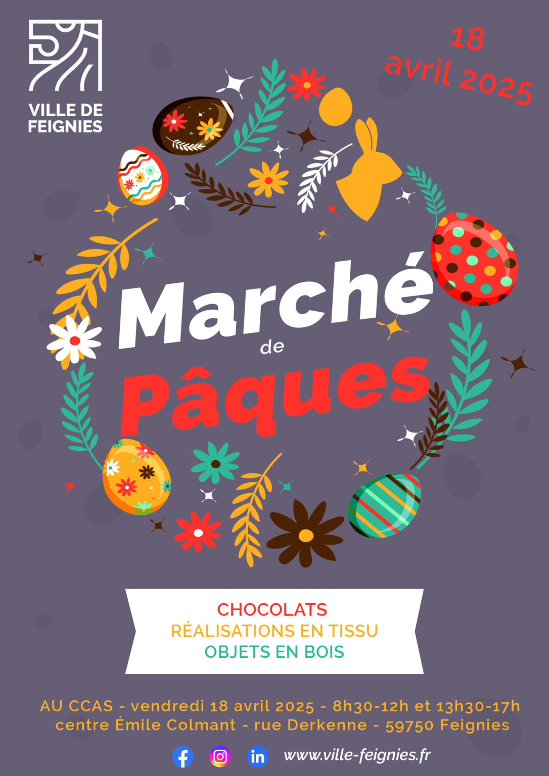 Marché de Pâques – Ville de Feignies